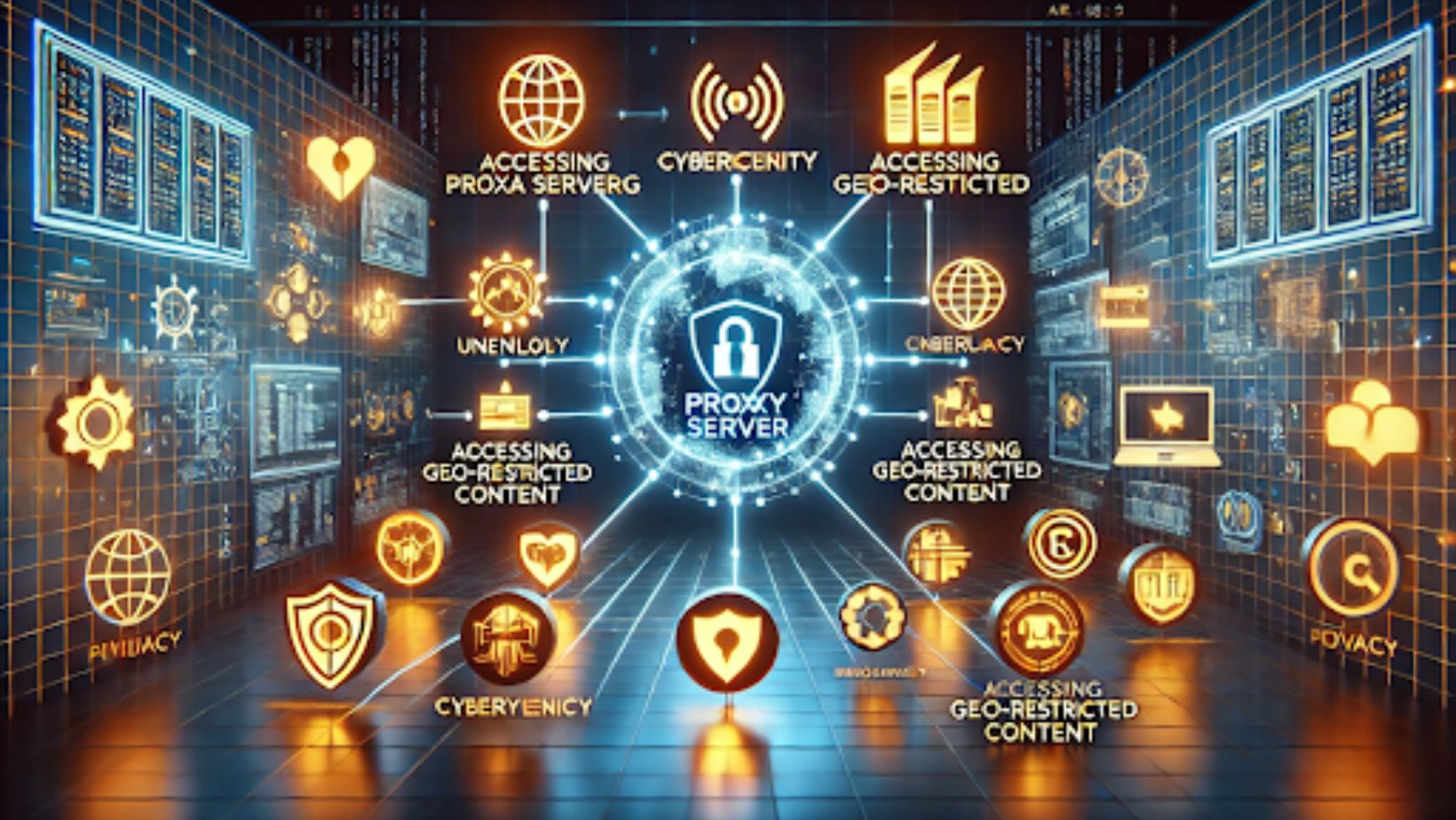 What are proxy servers and where can they be used?